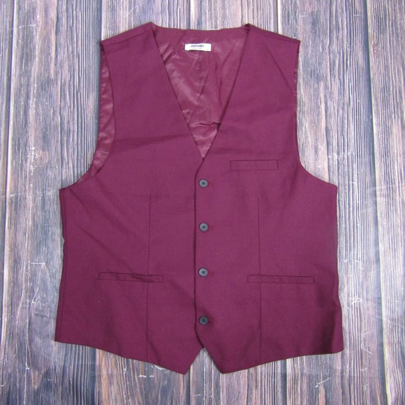 Coofandy | Jackets & Coats | Coofandy Vest Mens Medium Burgundy Formal ...